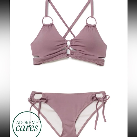 Adore Me | Swim | Adore Me Tatiana Bikini Purple | Poshmark